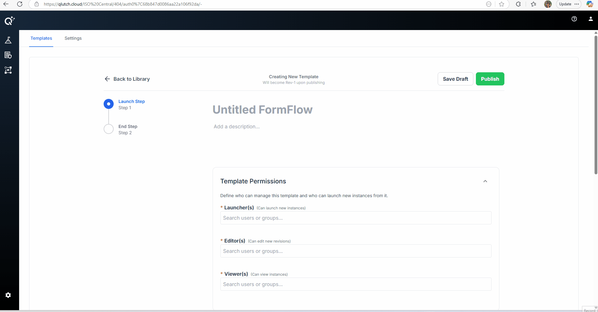 Creating a FormFlow Template